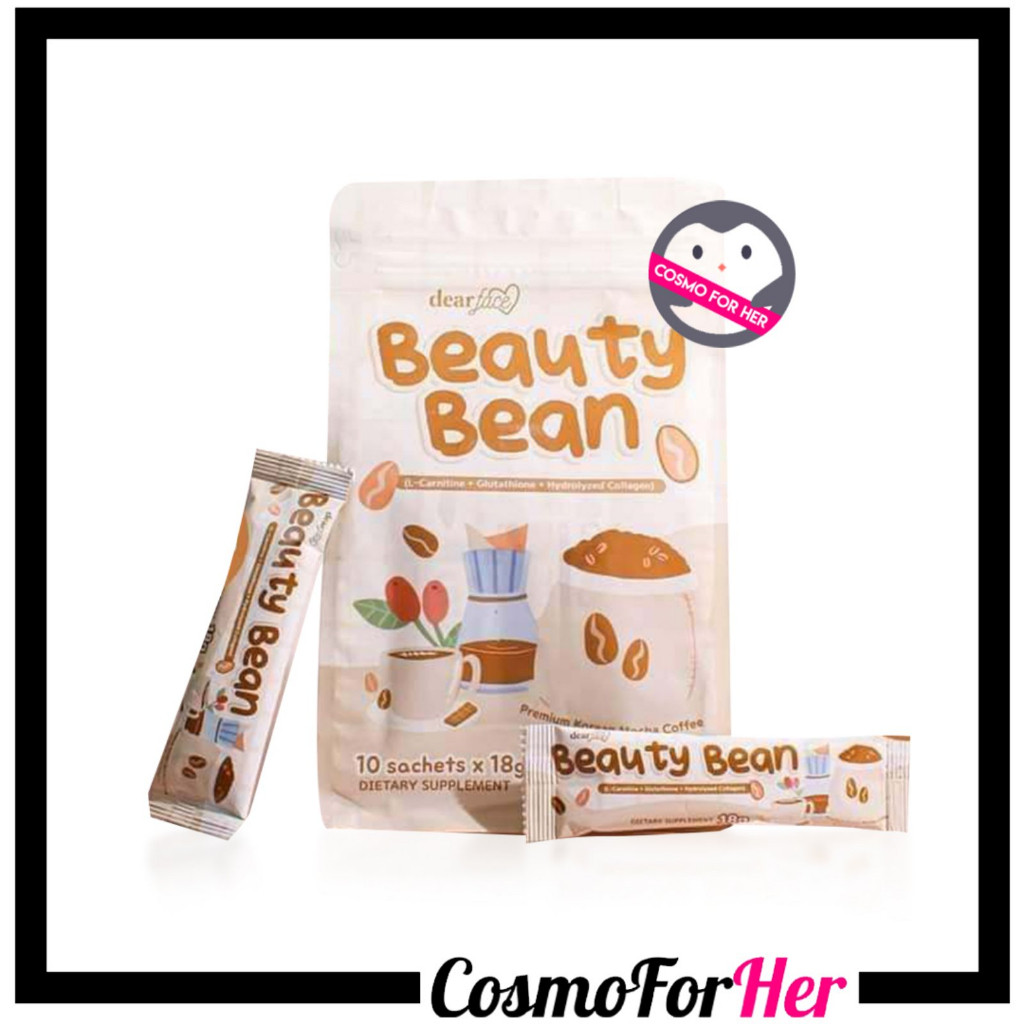 Authentic Dear Face Beauty Bean Premium Korean Mocha Coffee & Choco ...