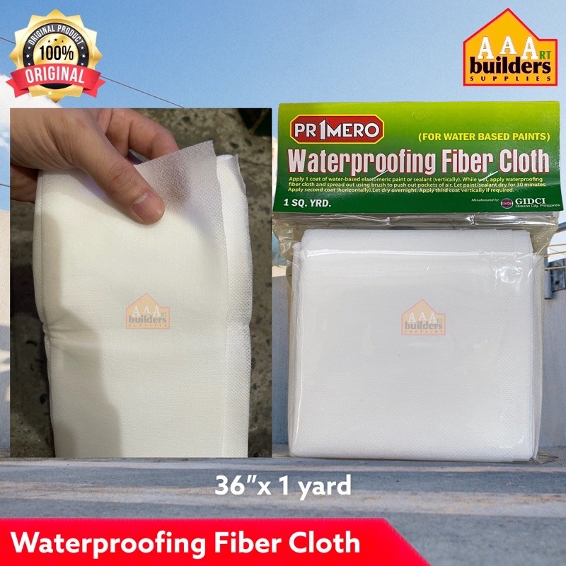 Primero Waterproofing Fiber Cloth 36” x 1 yard | Shopee Philippines