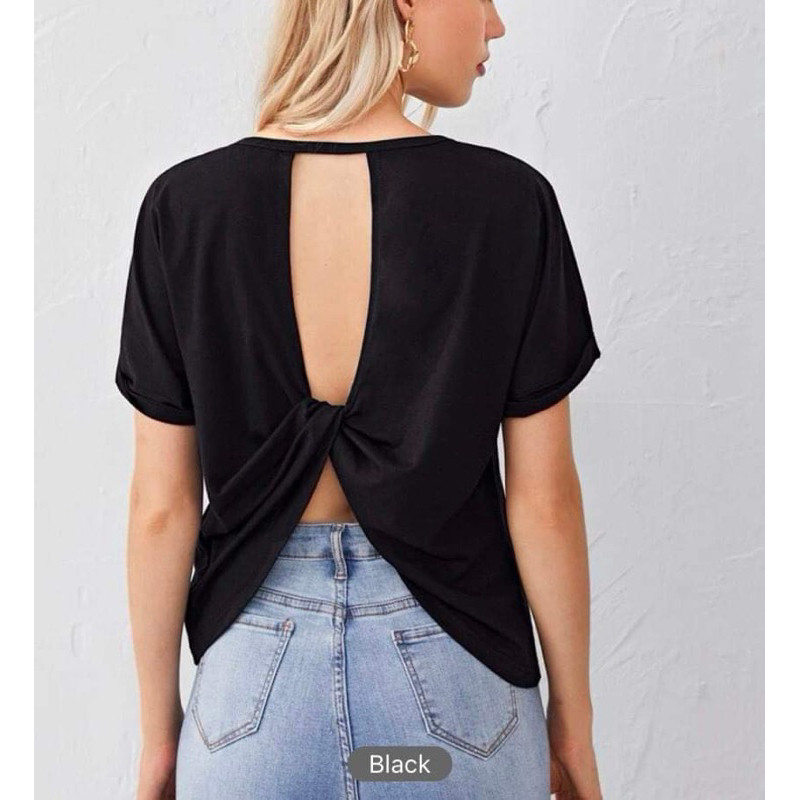 ANNE CURTIS BACKLESS BLOUSE CASUAL BLOUSE | Shopee Philippines