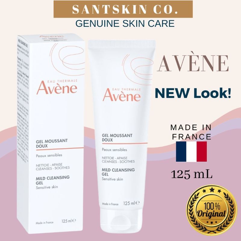Avene Gel Moussant Mild Cleansing (Soapless Foaming) Gel 125mL ...