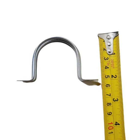 DDS480 - Omega Clamp U Galvanized 1.5 Inch PVC Pipe Clamp to Wall 1.5 ...