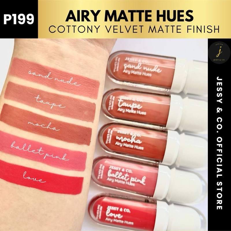 Jessy & Co. Airy Matte Hues | Shopee Philippines