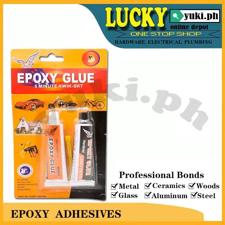 EPOXY GLUE 5 MINUTE KWIK SKT ( AB-3A ) | Shopee Philippines