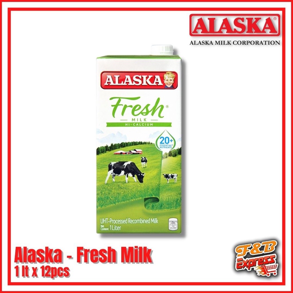 Alaska Fresh Milk 1liter | Shopee Philippines