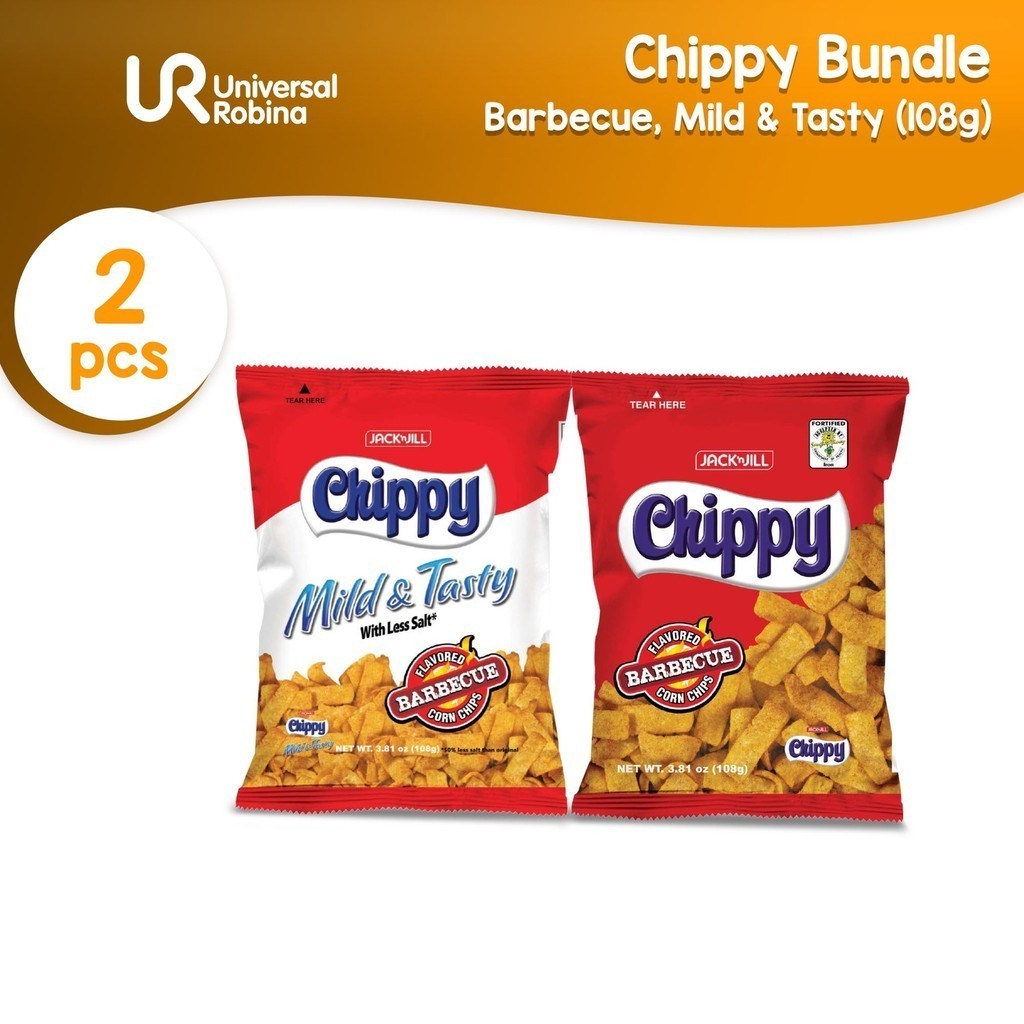 Chippy Barbecue Flavored Corn Chips 108g and Chippy Mild & Tasty ...