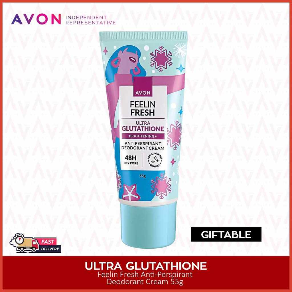 AVON Feelin Fresh Quelch Ultra Glutathione Anti Perspirant Deodorant ...