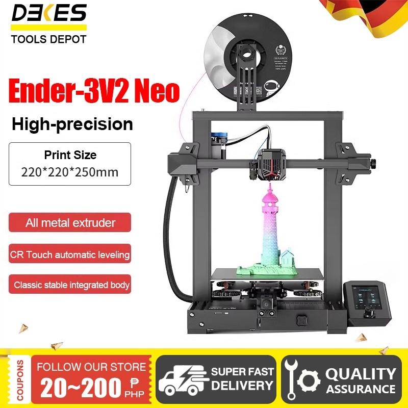 Ender 3 V2 Neo Upgraded Version Makerlab 3D Printer Ender3 Electronics | Shopee Philippines