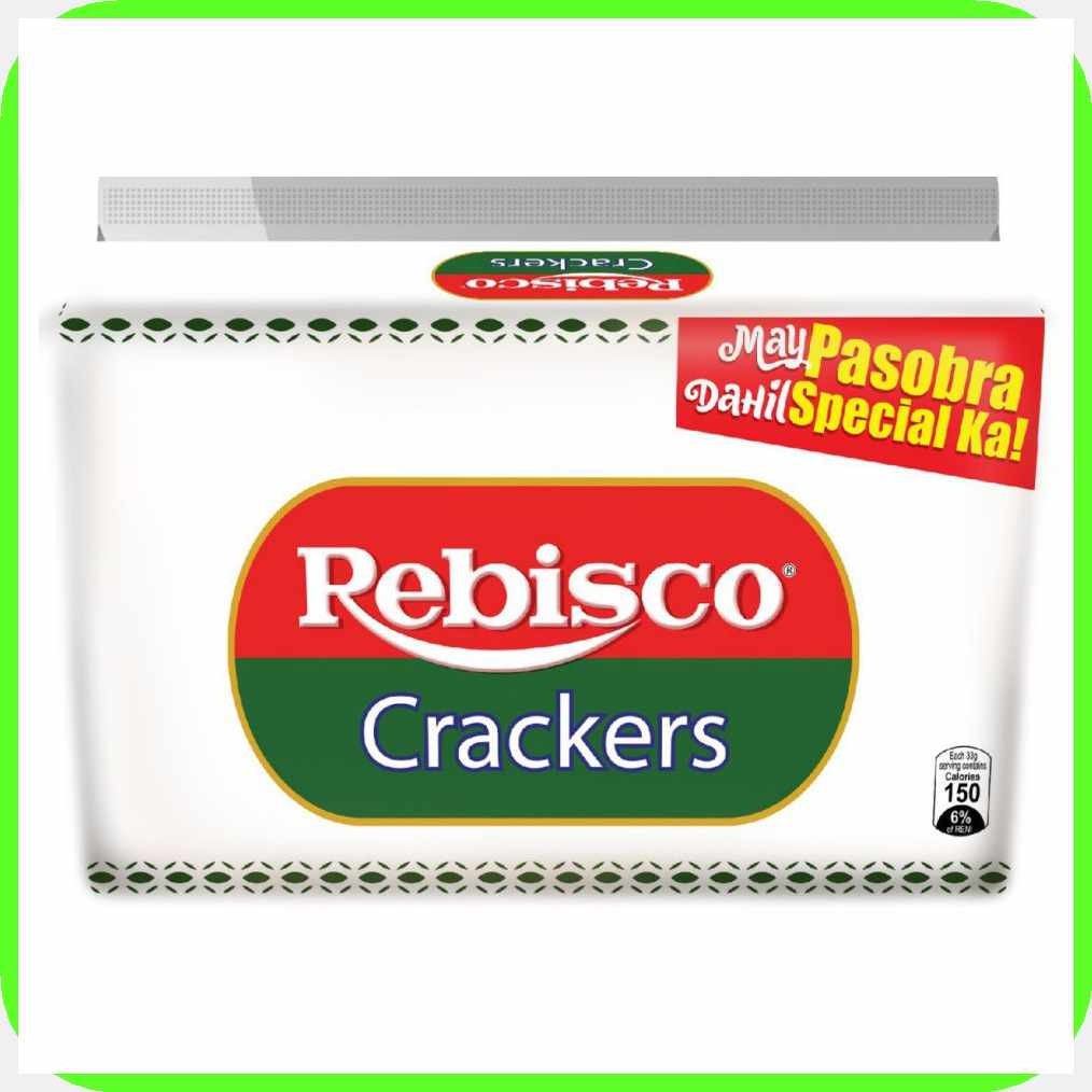 Rebisco)G~Crackers[Z#Plain}Uk>33gx10pcs | Shopee Philippines
