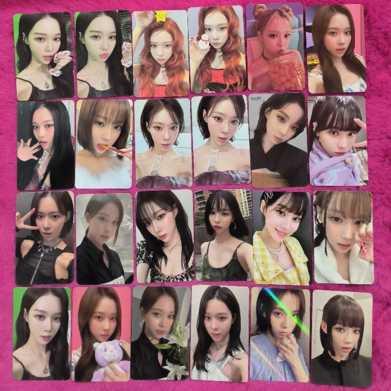 ONHAND AESPA WINTER OFFICIAL PHOTOCARDS KWANGYA REAL WORLD VERSION ...
