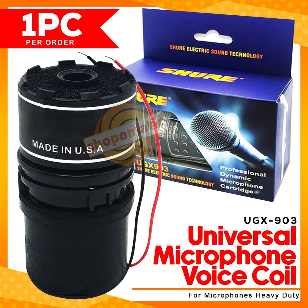 Universal Microphone Voice Coil UGX-903 Heavy Duty | Shopee Philippines