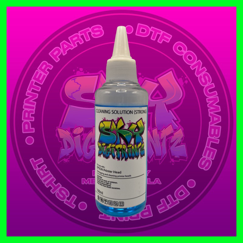DTF & DTG Strong Cleaning Solution for Inkjet Printer Head | Shopee ...