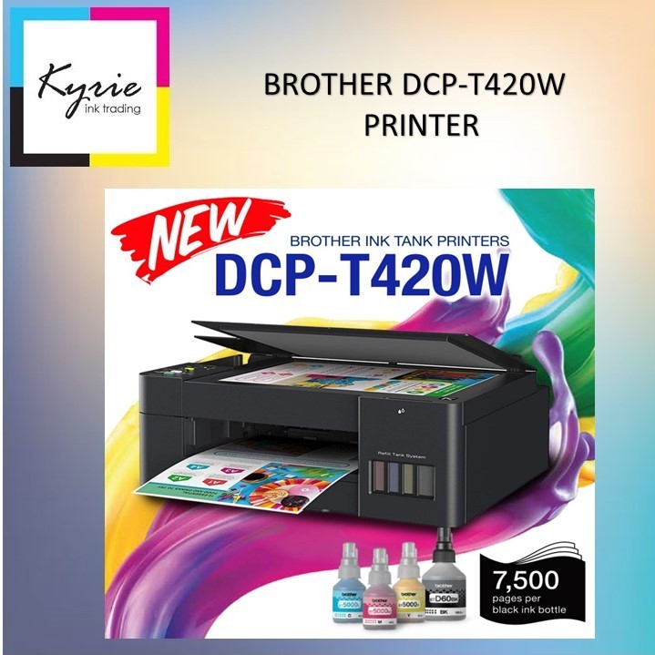 Brother DCP-T420W Refill Tank Printer ( With Wireless And Mobile ...