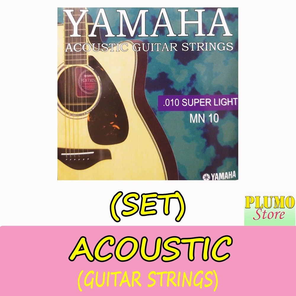 Acoustic (YAMAHA)guitar string set | Shopee Philippines