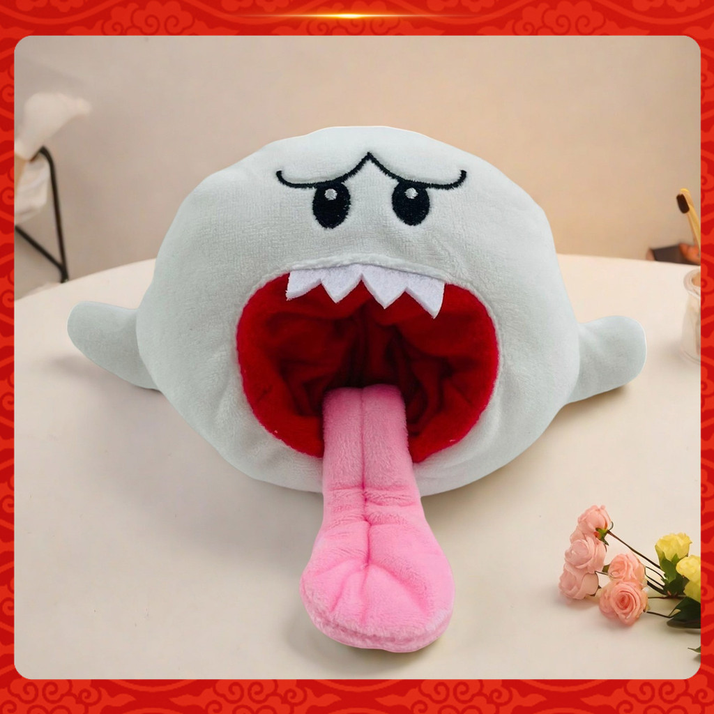 SNY_Ghost Boo Plush Toy Soft And Cuddly Stuffed Animal Kid-friendly ...