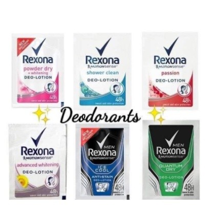 Rexona 12pcs Sachet (1 Dozen) 12pcs Sachet Rexona | Shopee Philippines