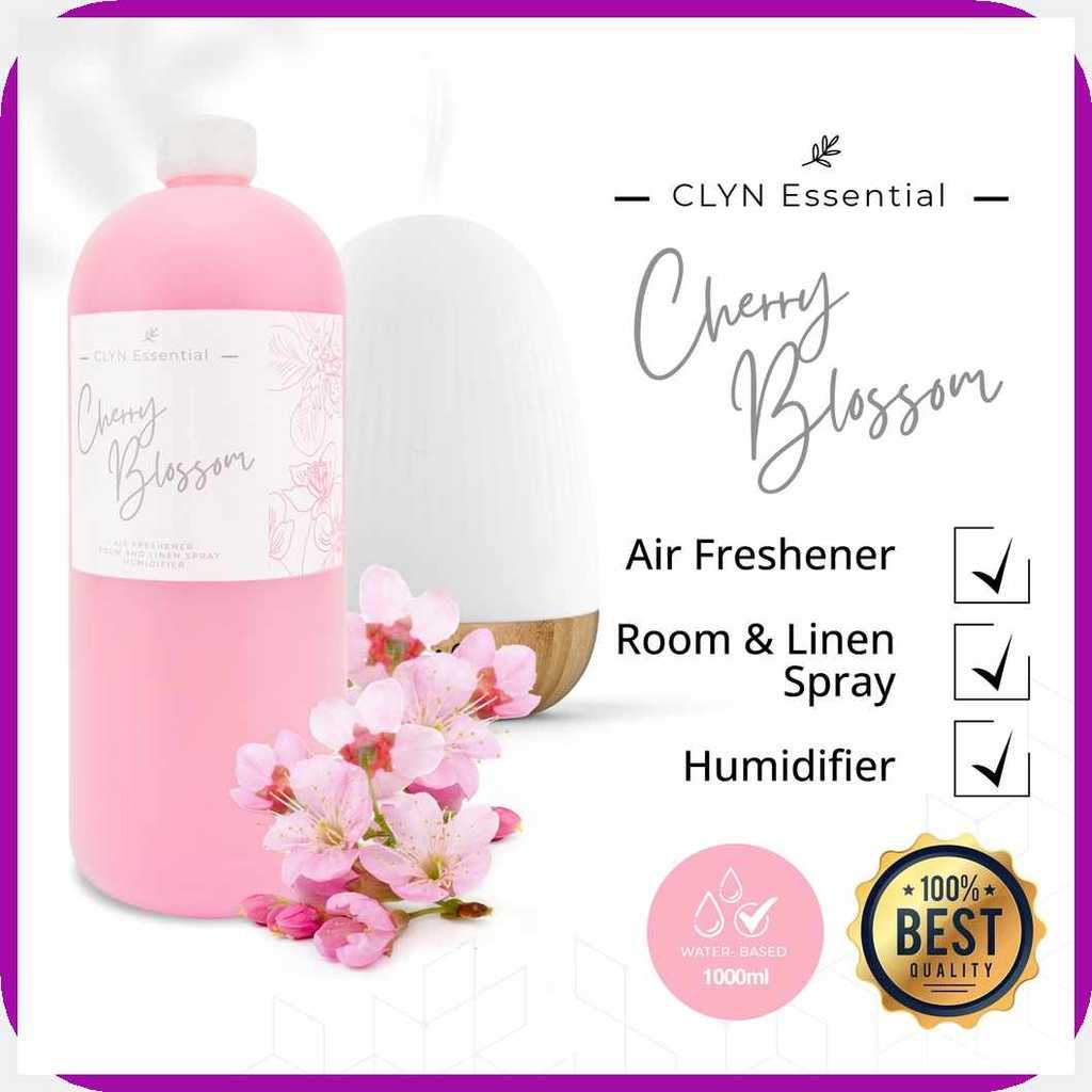 CLYN Essential Cherry Blossom Humidifier/Diffuser Scent, Water-Based ...
