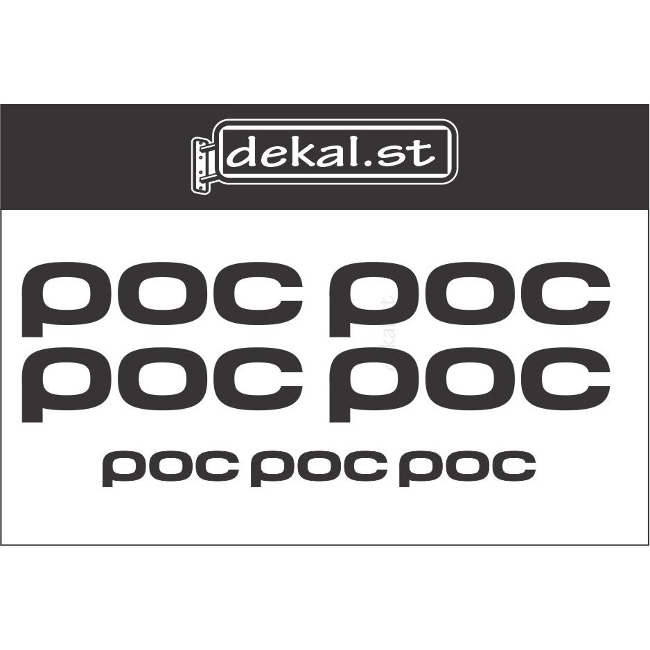 POC Cut out sticker (bike / cycling ) helmet | Shopee Philippines