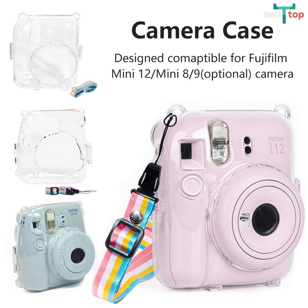 Camera Cover for Fujifilm Instax Mini 12/8/9 Crystal Clear Cover Bag ...