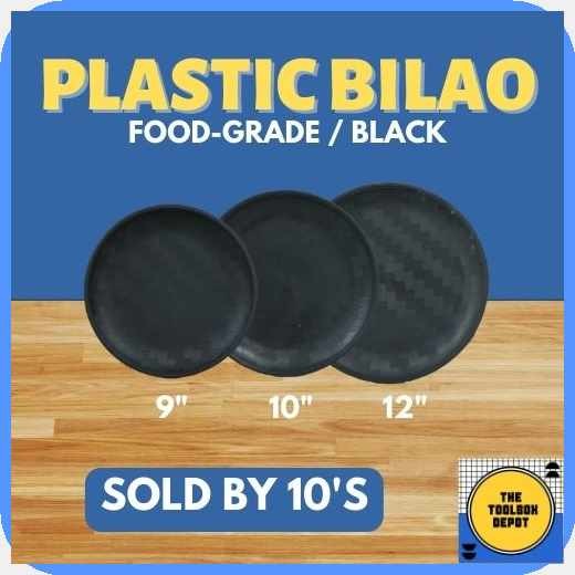 [10pcs]*NT]:K%9%i:10%y:12%f:Plastic%F:Bilao%U:Black%B:SMALL SIZES Food ...