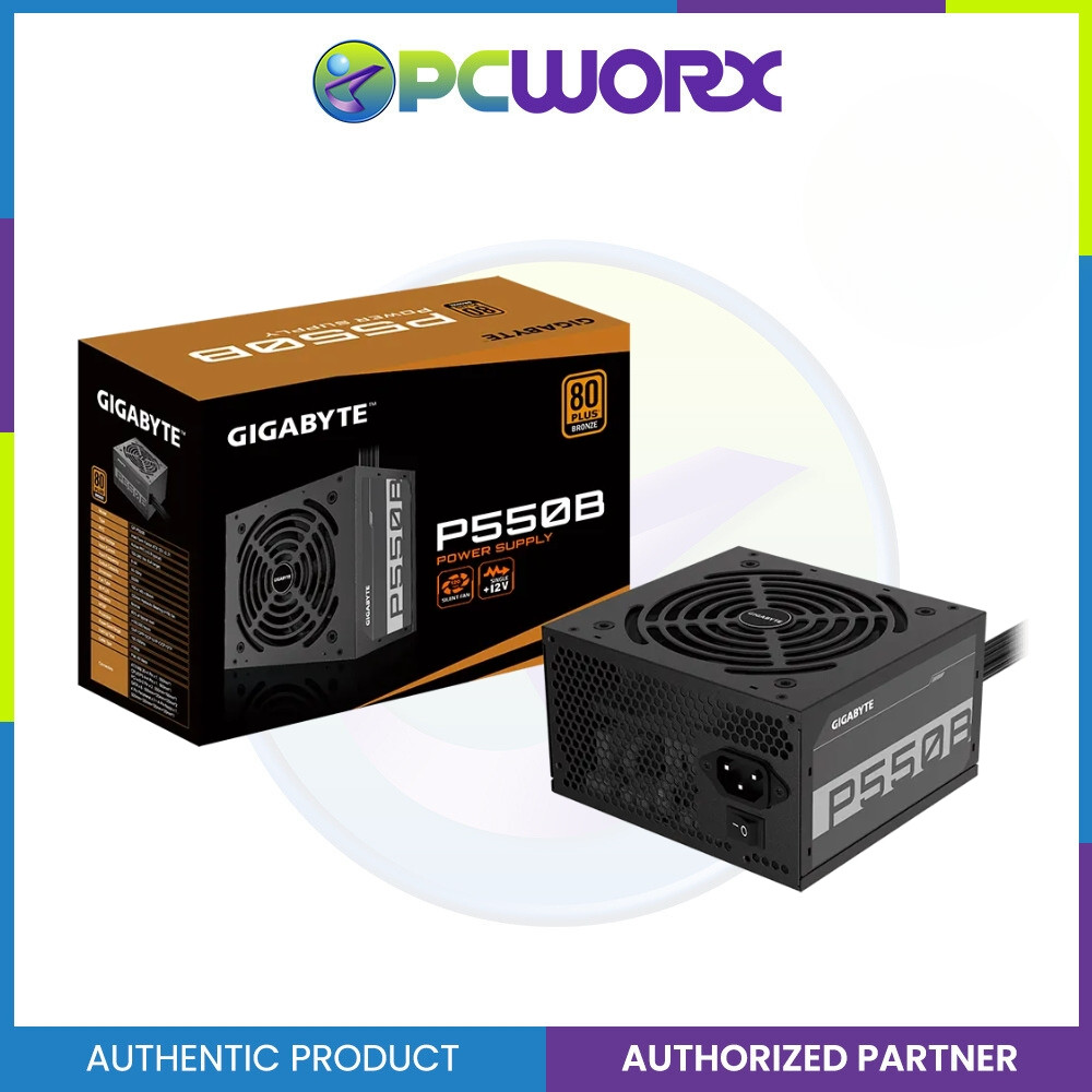 Gigabyte GP-P550B 550W 80+ Bronze PSU | 550W Power Suppy Non-Modular 80 ...
