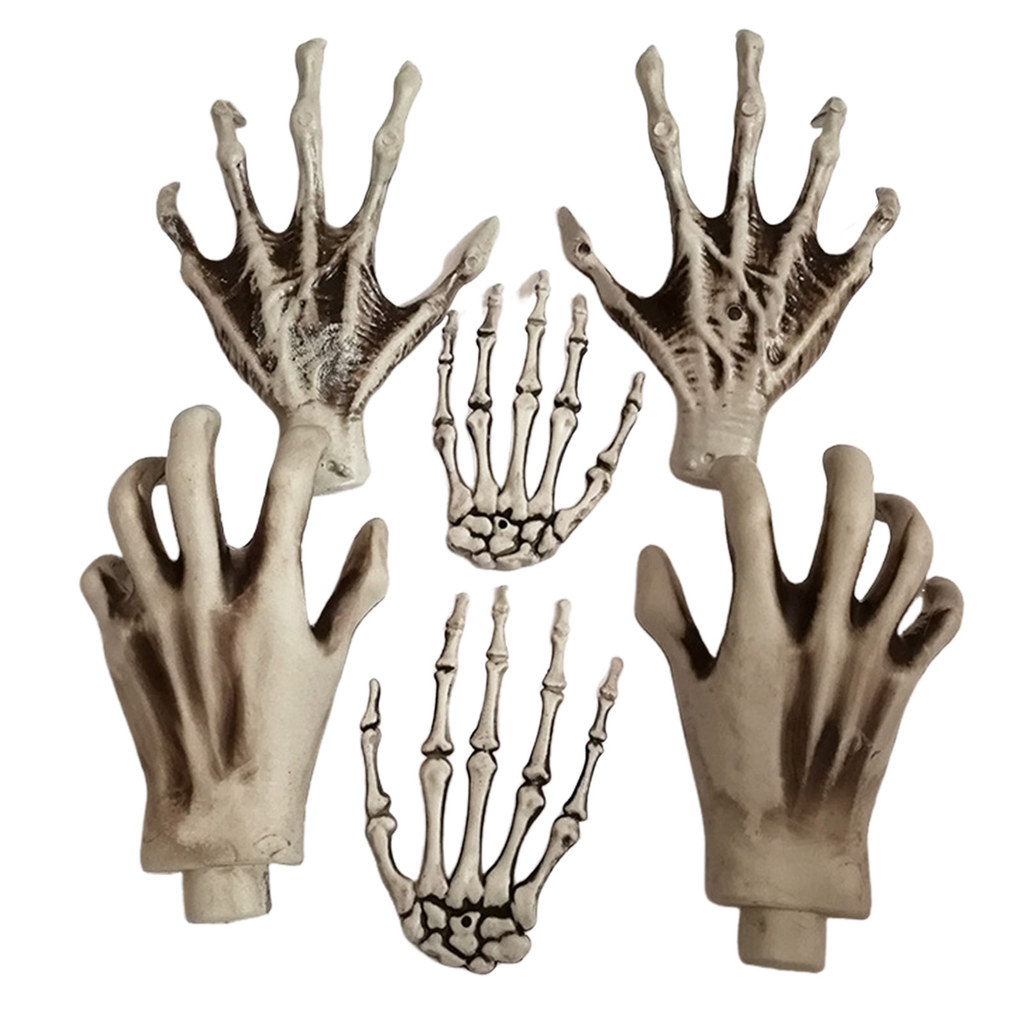 RedHeart Halloween Skeleton Hands Realistic Plastic Skeleton Human ...
