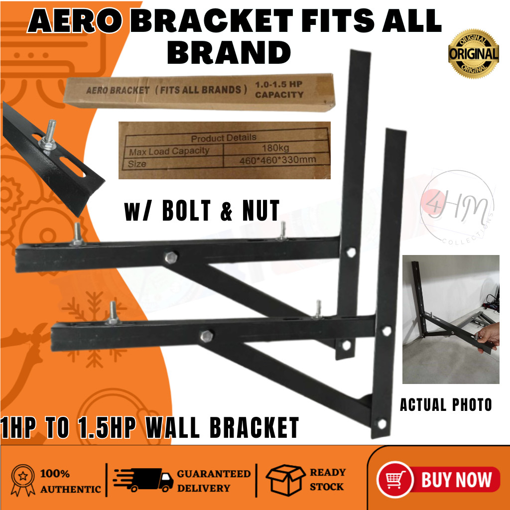 4HMC 1HP TO 3.0HP L-TYPE Bracket for split type aircon | Shopee Philippines