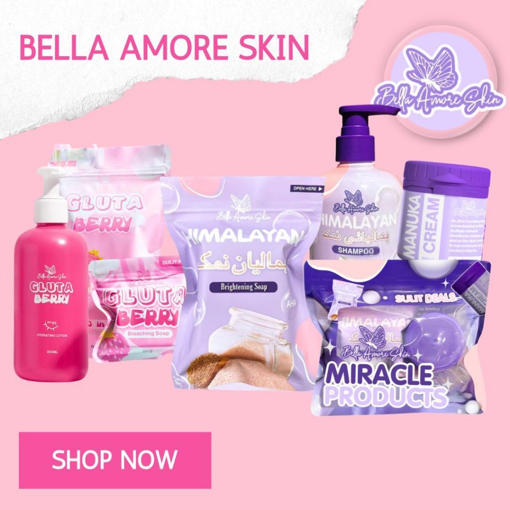 Bella Amore Skin Himalayan Brightening Soap 130g | Gluta Berry Soap ...