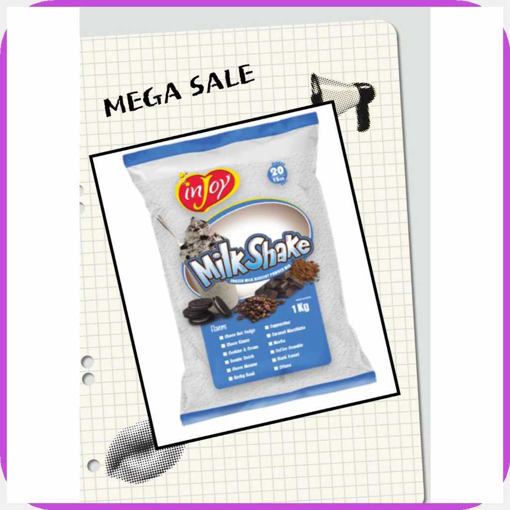 InJoy Cookies and Cream Milk Shake 1kg (Bagsak Presyo) | Shopee Philippines