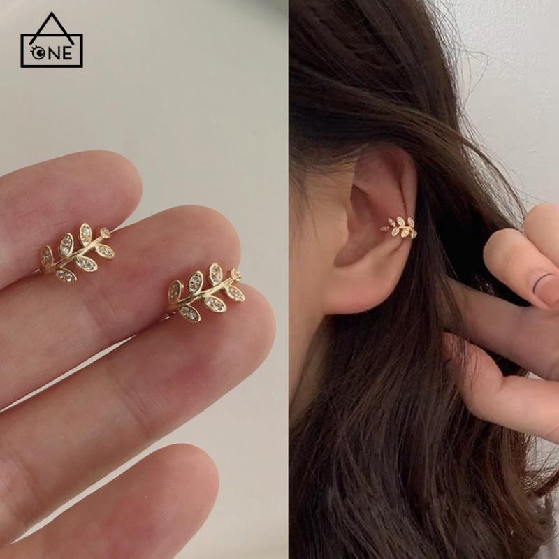 Adjustable Tree Leaf Ear Clip Without Ear Hole Ear Bone Clip Ear ...