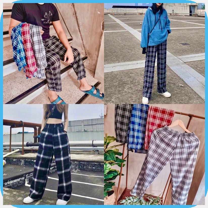 SS#cG'KAYLA=Z_Pranela~R?Plaid*b?Trending*k?Oversized*e?Pants*M ...