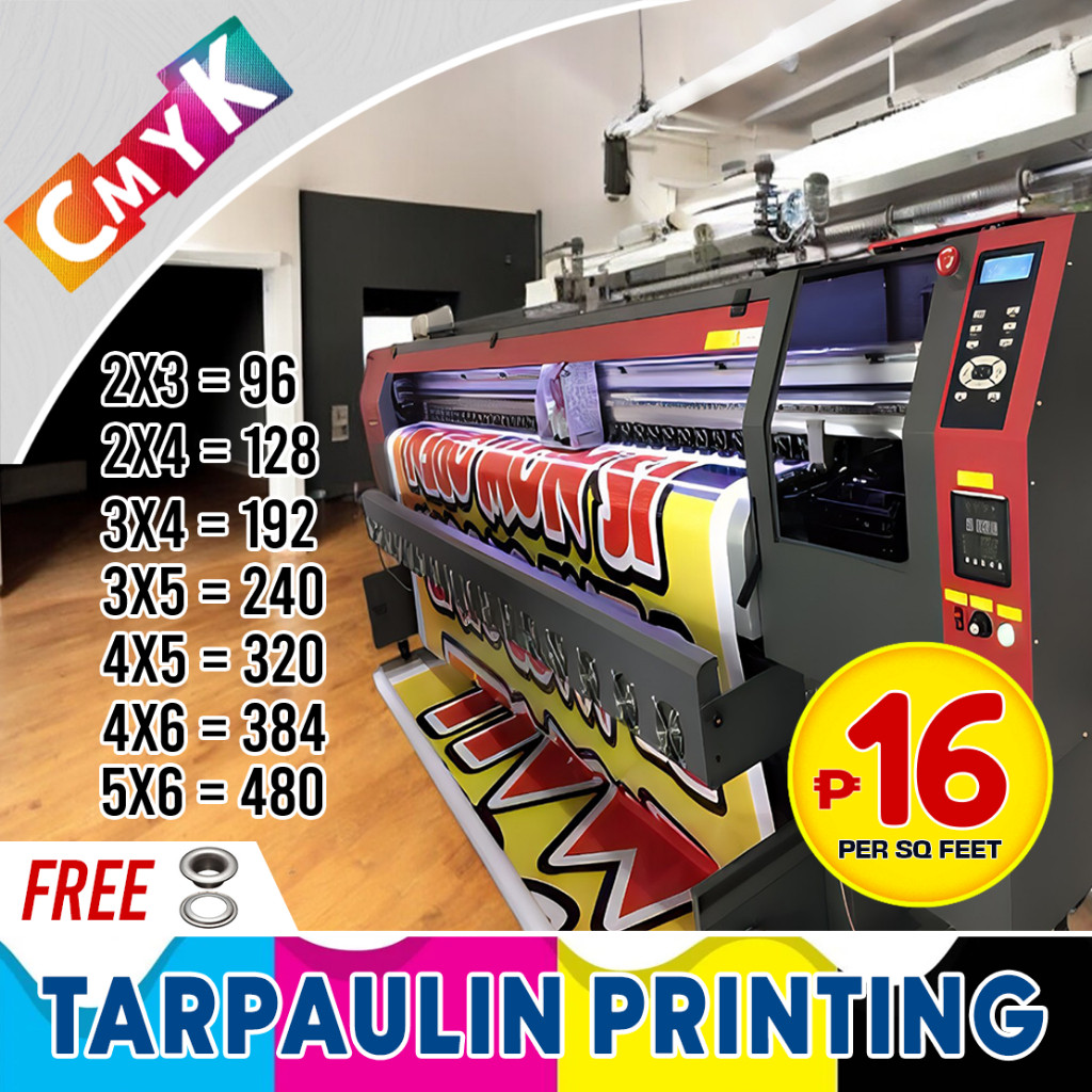 CMYK Customized Tarpaulin Printing Banner Signage Birthday Christening ...