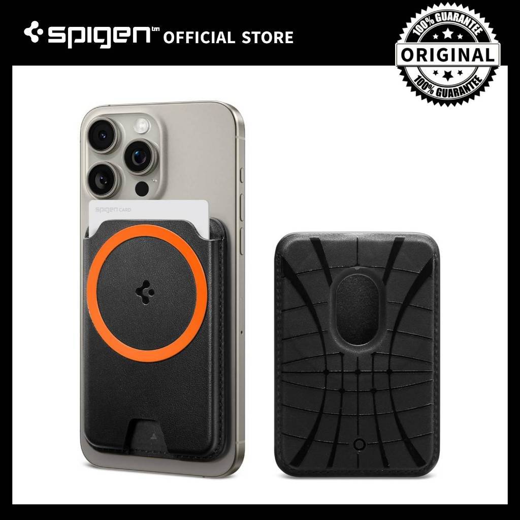 Spigen MagSafe Card Holder Valentinus (MagFit+) (3 Cards) Designed for ...