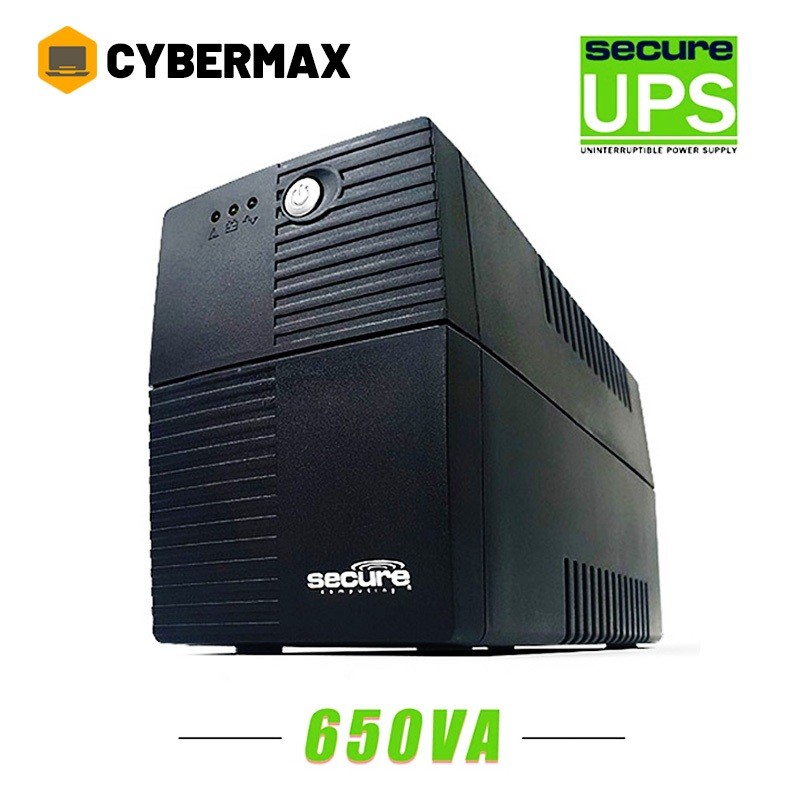 SECURE UPS 650VA Uninterruptible Power Supply With Built In AVP For PC Laptop | Shopee Philippines