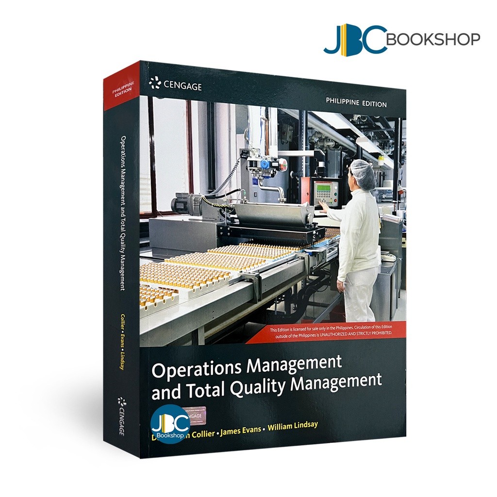 Operations Management and Total Quality Management by Collier, Evans ...