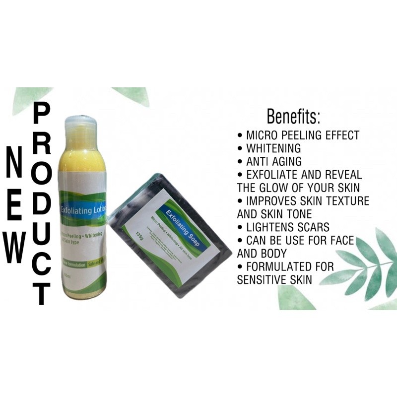 MICRO PEELING (EXFOLIATING) LOTION WITH FREE EXFOLIATING SOAP (INTRO ...