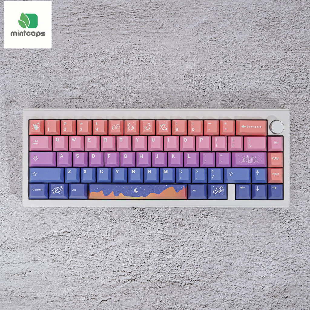 Mintcaps Fairy Tale Keycaps PBT cherry Profile colorful cute Keycap for ...