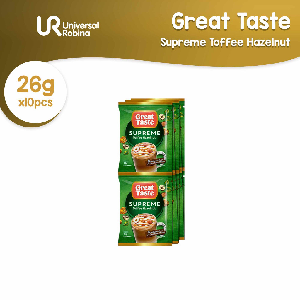 Great Taste Supreme Toffee Hazelnut (26g x 10) | Shopee Philippines