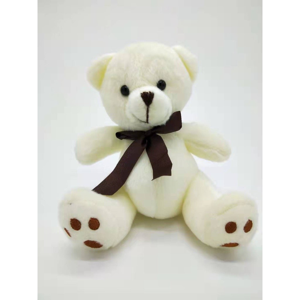 7 inches Bear Stuff Toy Plush Cute Plain Stuffed Toy Birthday Gift Toy ...