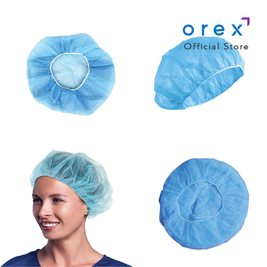OREX Disposable Hairnet / Hair Net / Hair Cap / Head Cap / Surgical Cap ...