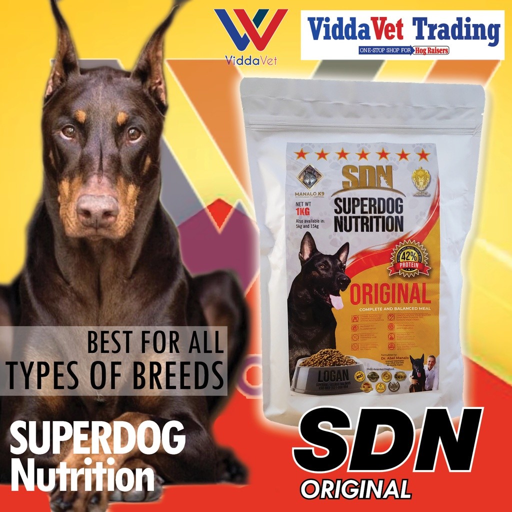 1 kg SDN 42 dog food original packaging Original Pack 1KG SDN SuperDog ...