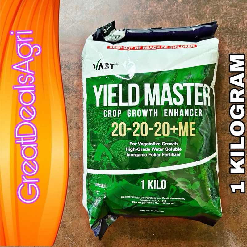 YIELD MASTER 20-20-20 FOLIAR FERTILIZER:PP%1:IB_KILO@o=ORIGINAL)s{PACK ...
