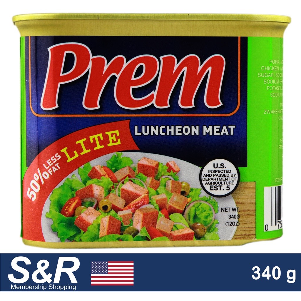 Prem Lite Luncheon Meat 340g | Shopee Philippines