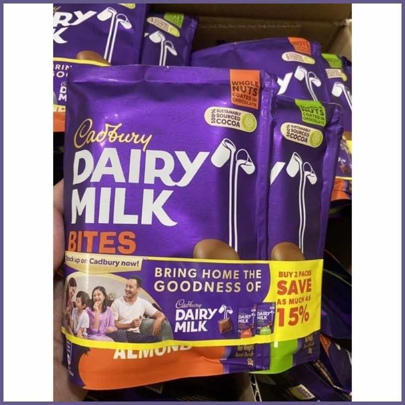 BUNDLE%p!Cadbury)G)Dairy)w>Milk)X>Bites)M>50g)E>Milk)J>Almond*j?& Happy ...