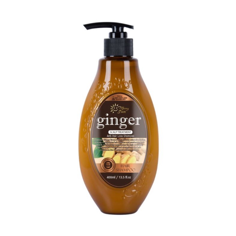 Authentic Merry Sun Ginger Anti Hair Loss Shampoo 400ml | Shopee ...