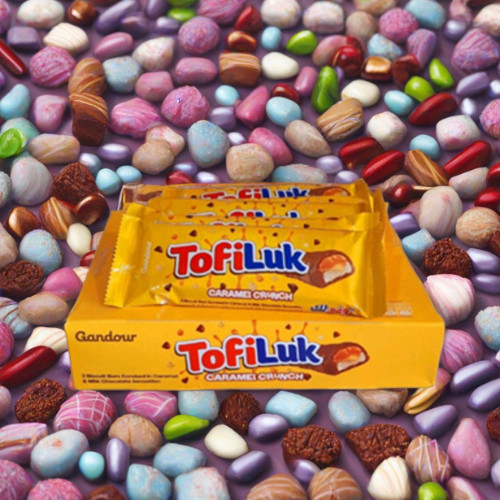 (5 pcs for 119.00) Tofiluk Caramel Crunch | Shopee Philippines