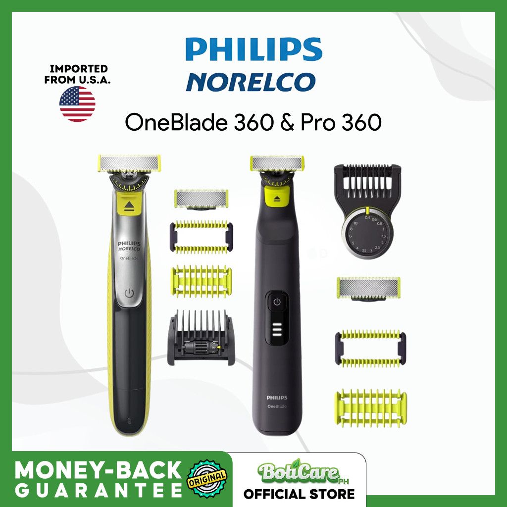 Philips Norelco OneBlade 360 (Pro Available) Electric Razor ...