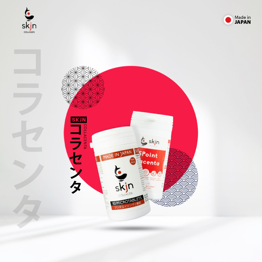 SKJN CollaCenta Combo: Micro Tablets 90's Duma Bottle & 5Point Placenta ...