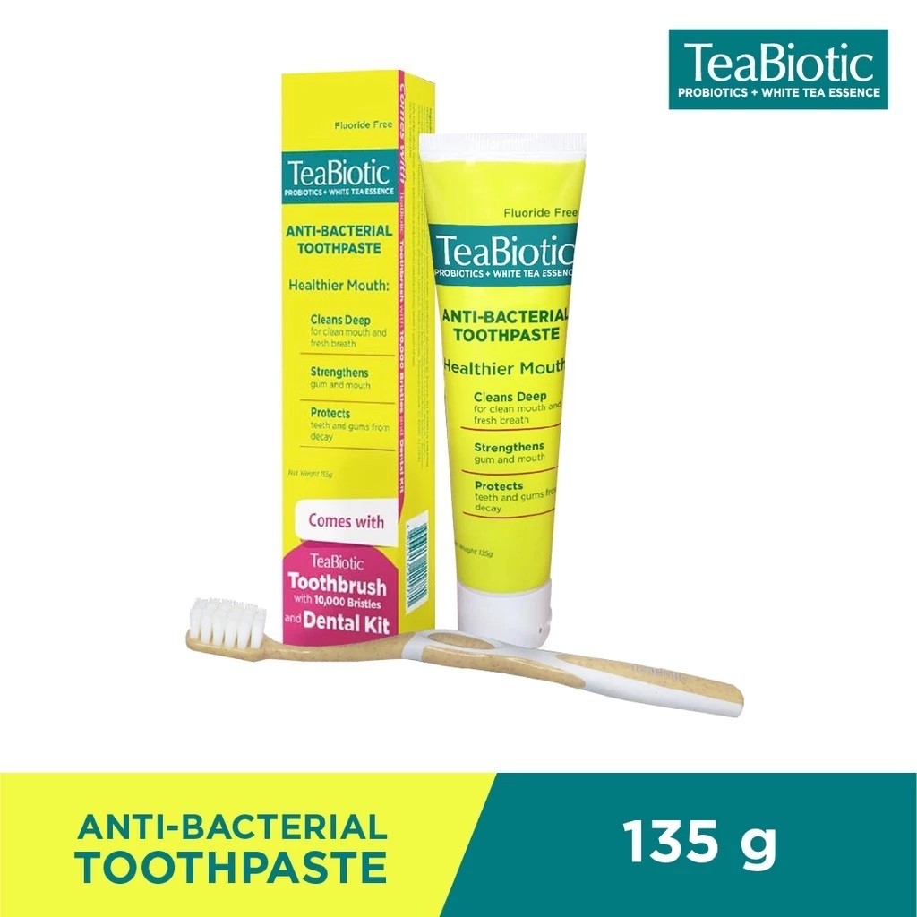 TeaBiotic Dental Kit (Probiotic + White Tea Essence Anti-bacterial ...