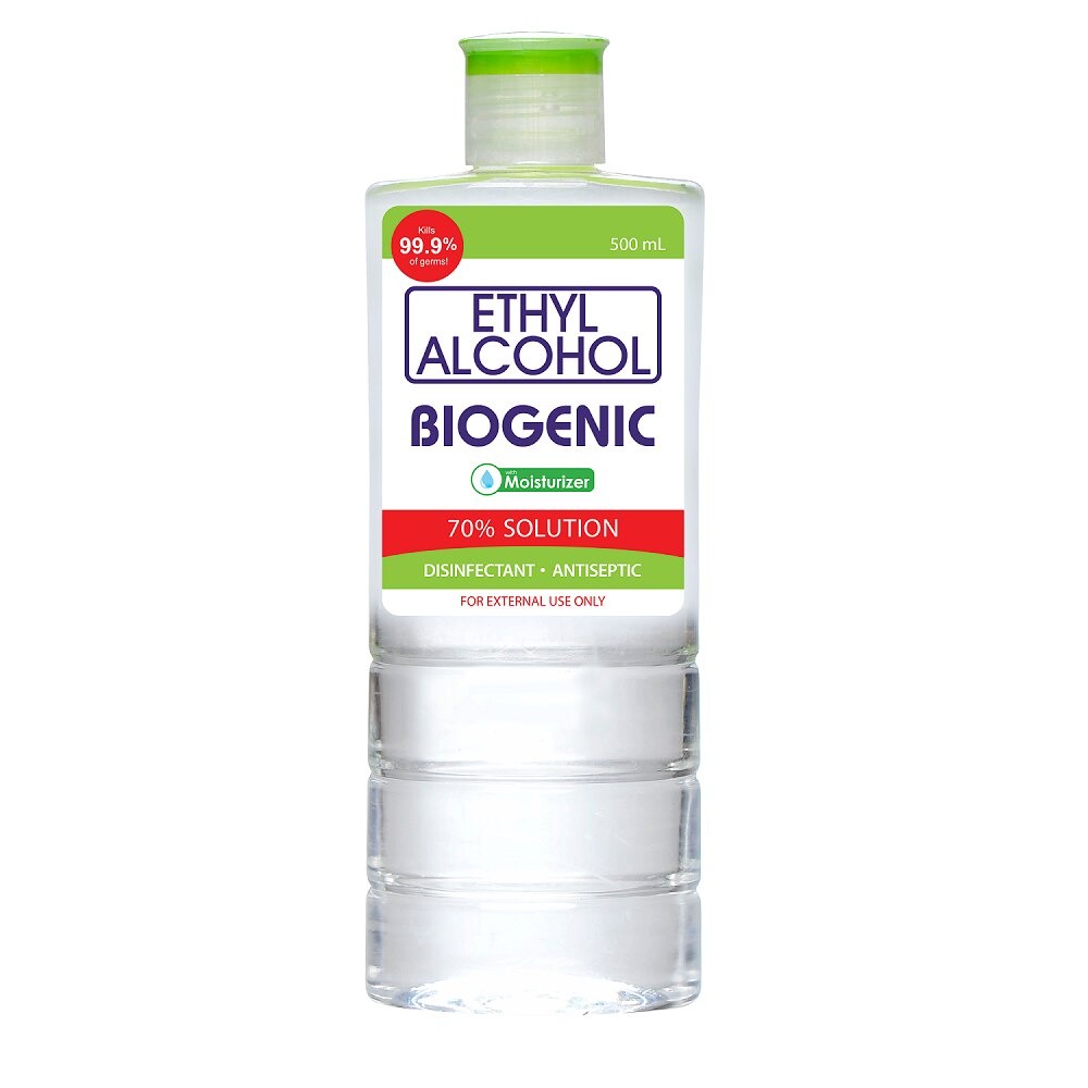 BIOGENIC Ethyl Alcohol 70% 500ml | Shopee Philippines