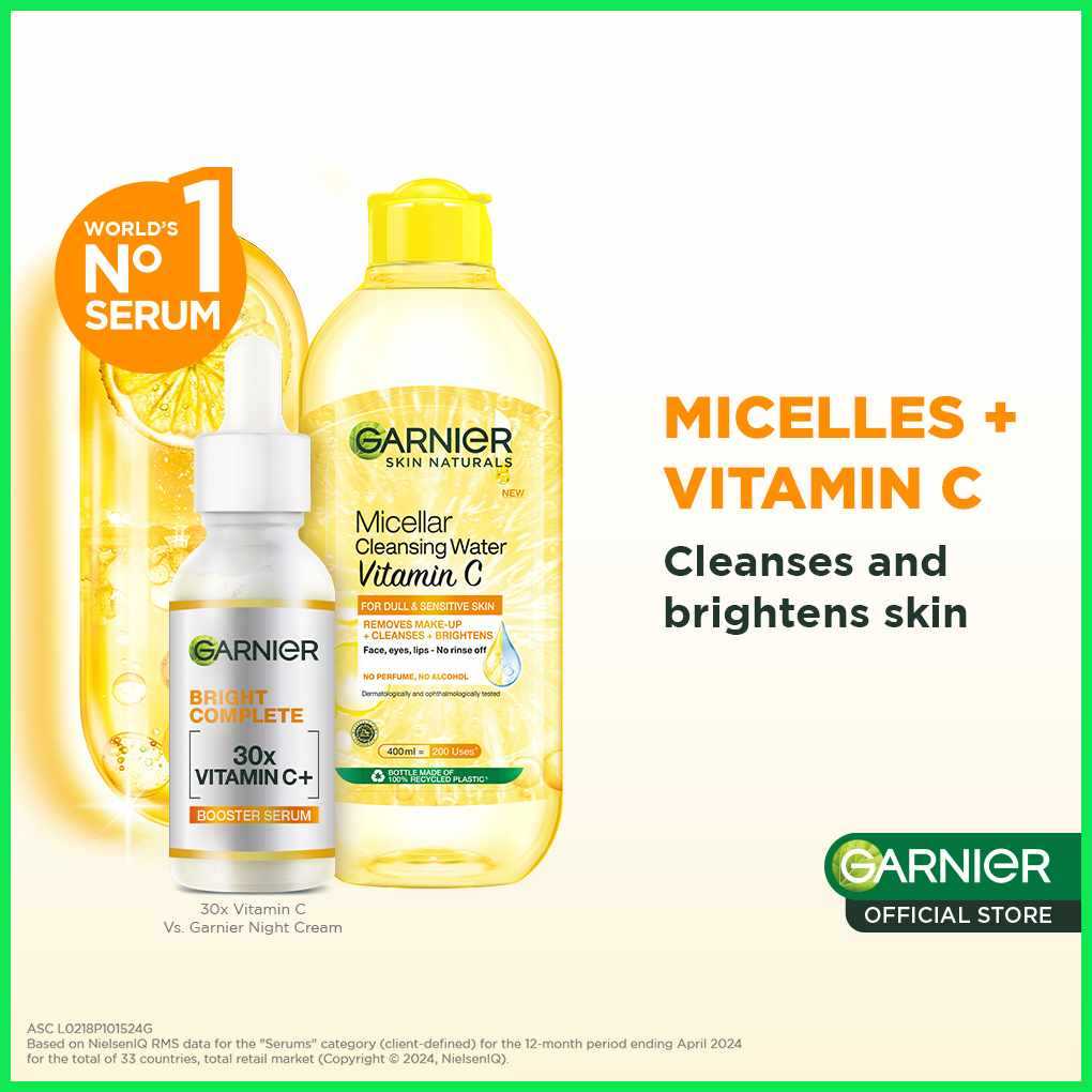 NEW Garnier 30x Vitamin C+ Starter Duo: Niacinamide Serum(30ml ...
